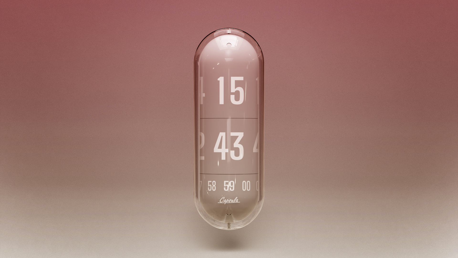 CAPSULA SPIN: A Retro-Futuristic Rotor Clock | clock o clock